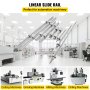 VEVOR Linear Rail, Ballscrew x 3, RM1605-350mm 650mm 1050mm x 2 Linear ...