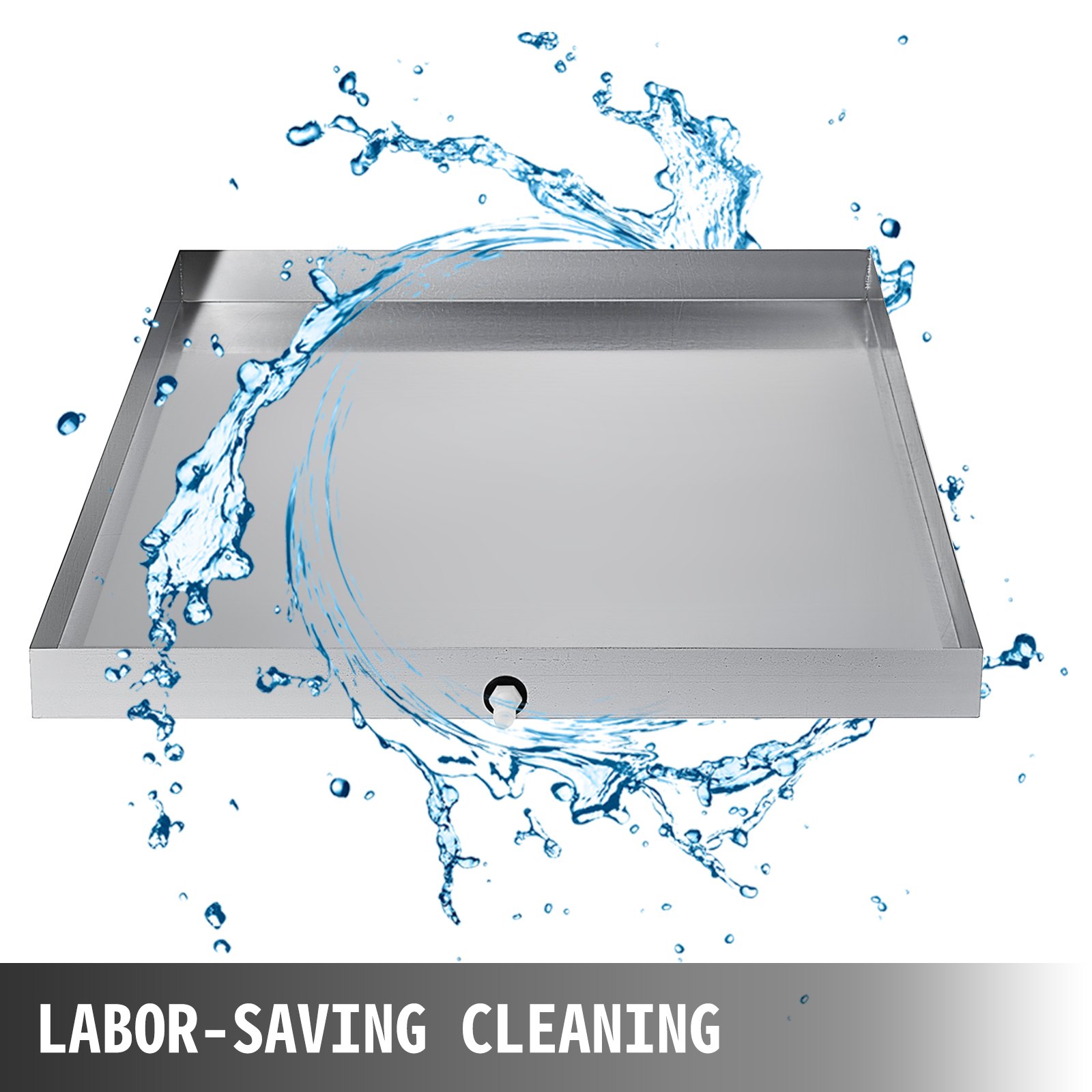 27”x25” Washing Machine Pan parts Under Washer Tray Drip Drain Overflow ...
