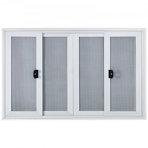 VEVOR Concession Window, 60 x 36 inch, Aluminum Alloy Food Truck ...