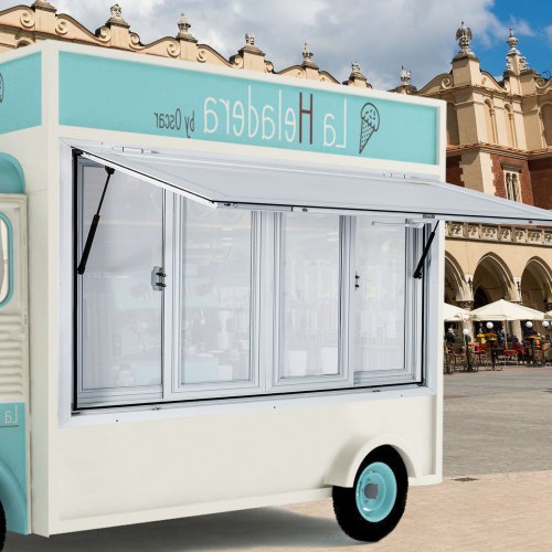 VEVOR Concession Window, 53 x 33 inch, Aluminum Alloy Food Truck ...