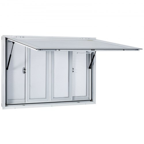 VEVOR Concession Window, 53 x 33 inch, Aluminum Alloy Food Truck ...