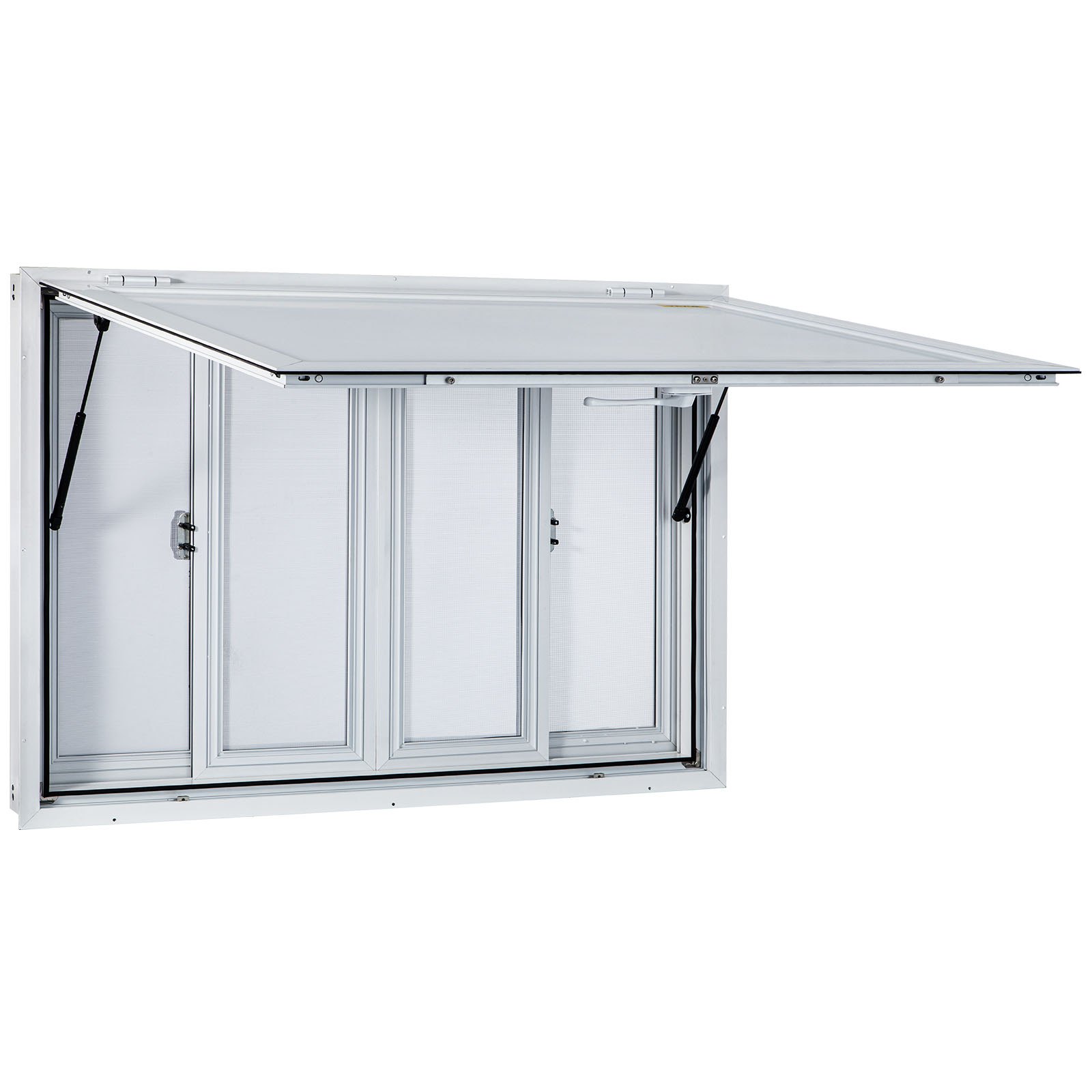 VEVOR Concession Window, 53 x 33 inch, Aluminum Alloy Food Truck ...