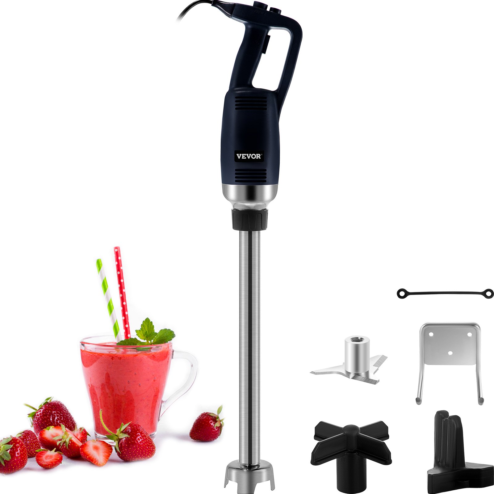VEVOR Commercial Immersion Blender Variable Speed Heavy Duty Immersion ...
