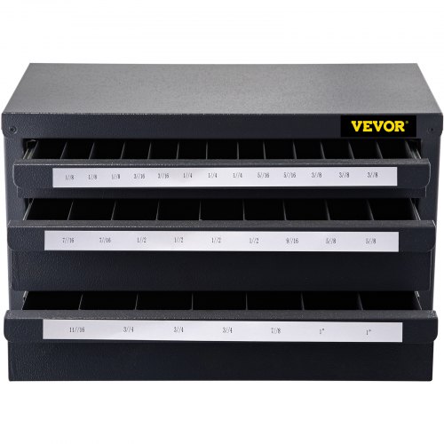 VEVOR End Mill Dispenser Cabinet, Three-Drawer End Mill Dispenser, End ...