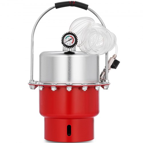 Pneumatic Air Pressure Brake Bleeder Kit Portable Tool Connector Garage ...