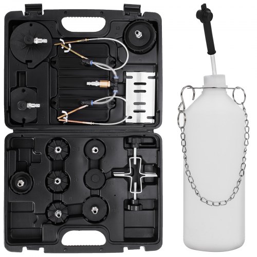 Pneumatic Air Pressure Bleeder Tool Kit Brake Bleeding Garage Workshop ...