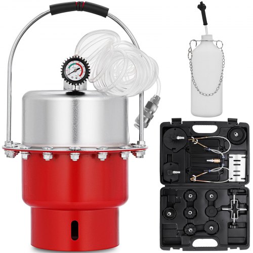 VEVOR Pneumatic Air Pressure Bleeder Tool Kit Brake Bleeding Garage ...