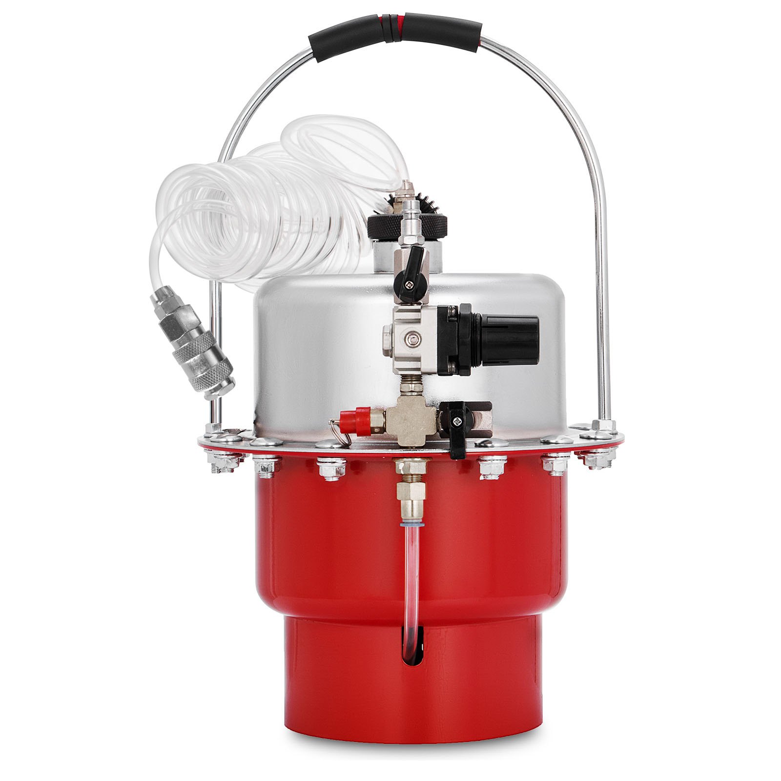VEVOR Pneumatic Air Pressure Bleeder Tool Kit Brake Bleeding Garage ...
