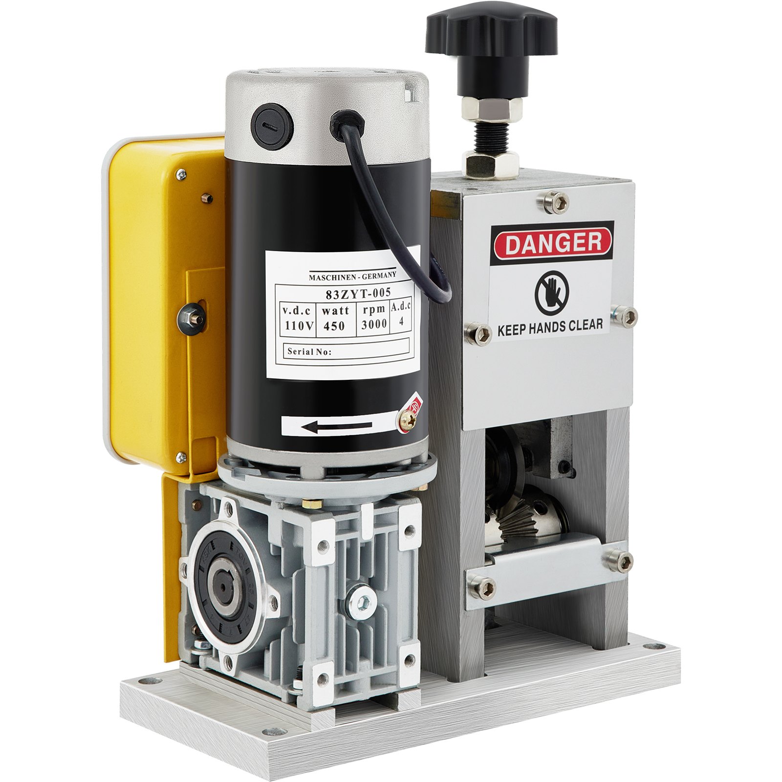 VEVOR Electric Wire Stripping Machine, Adjustable Speed, 0.06"-1.57 ...