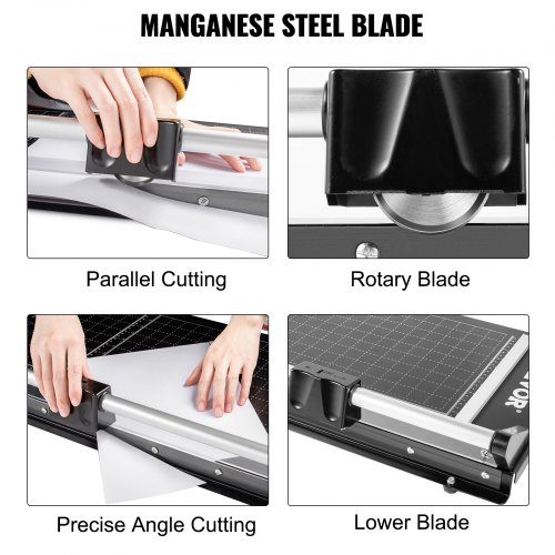 VEVOR VEVOR 48 Inch Sharp Photo Paper Cutter Manual Precision Rotary ...