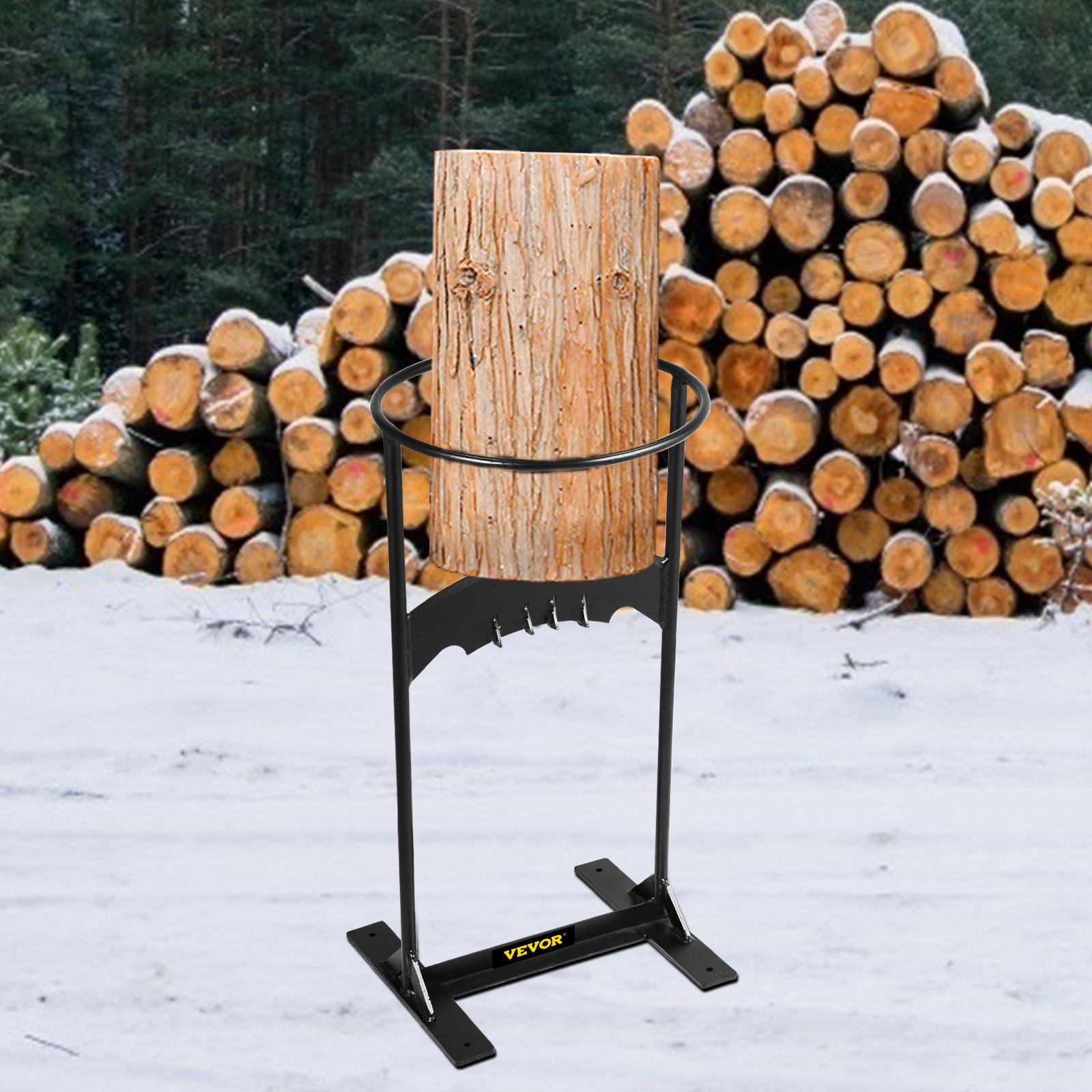 VEVOR Log Splitter 17" x 8.3", Wood Splitter for 6" Diameter Wood ...