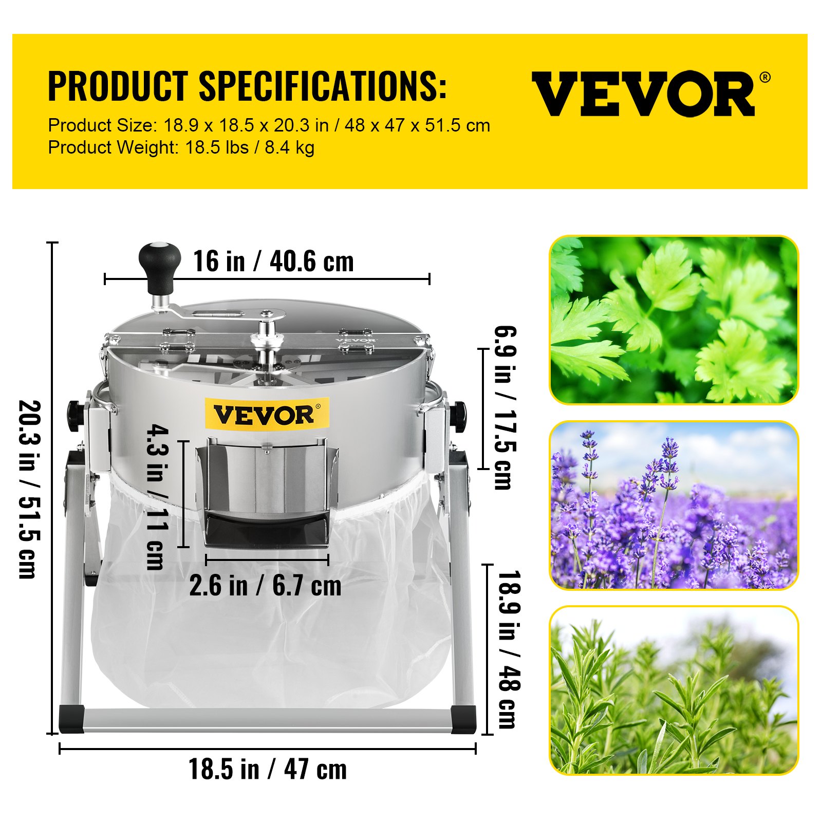 VEVOR Bud Leaf Trimmer, 16 inch Manual, Hydroponic Dry or Wet Plant ...