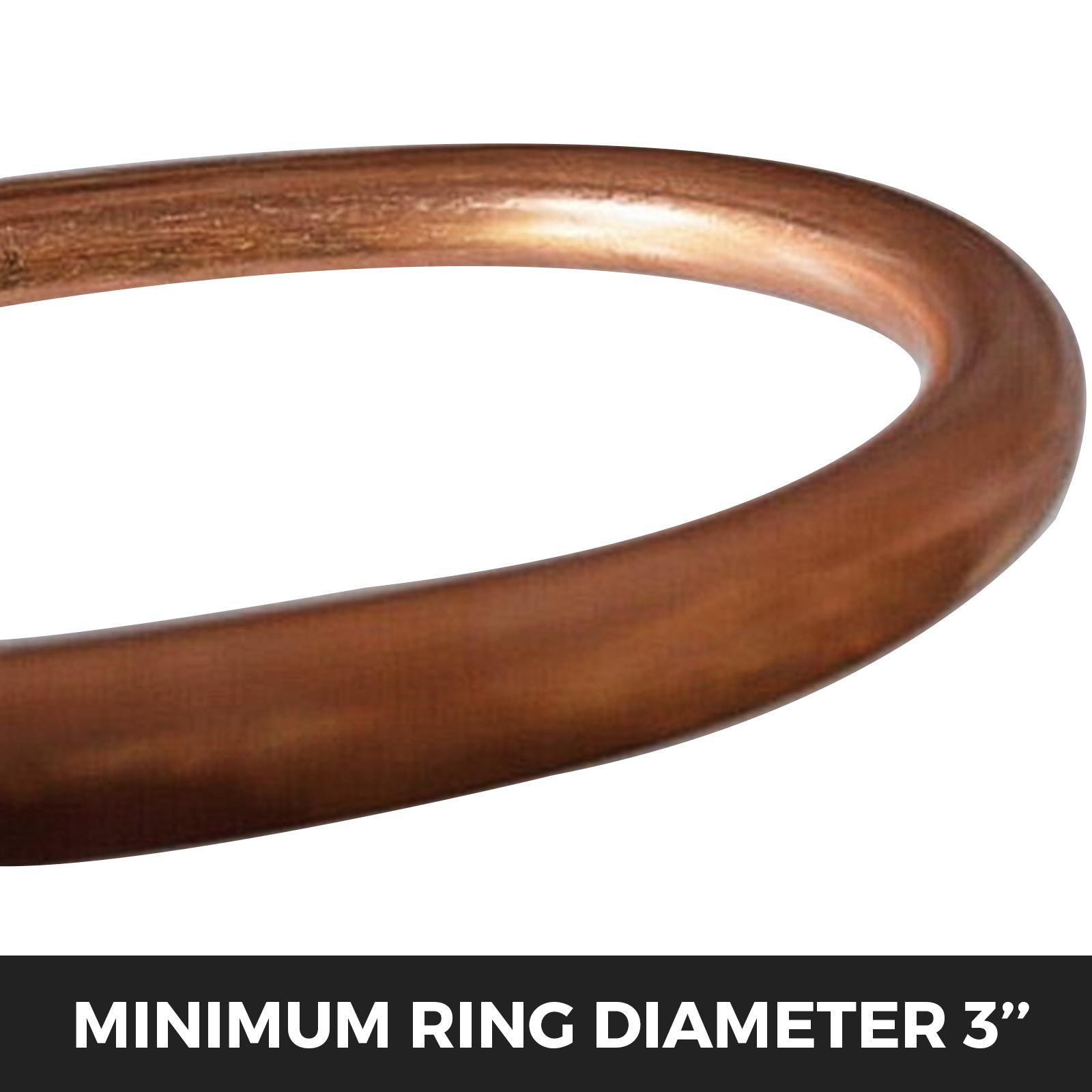 VEVOR Ring Roller Bender, 3in Ring Size, 1/4in Round Steel & 1"x3/16 ...