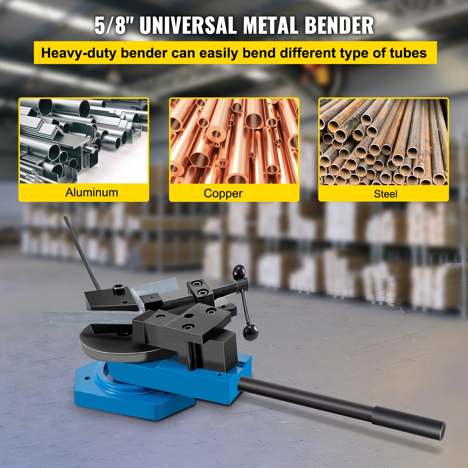 VEVOR SBG-40 Metal Scroll Bender High-Hardened Steel Scroll Bender ...