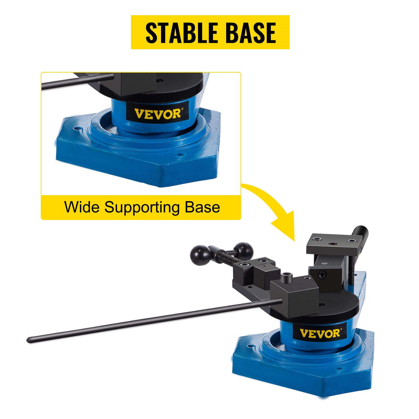 VEVOR SBG-40 Metal Scroll Bender High-Hardened Steel Scroll Bender ...