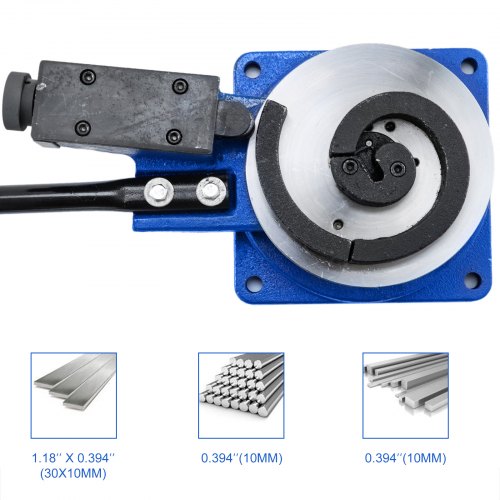 VEVOR Metal Scroll Bender SBG-30, High-Hardened Steel Scroll Bender ...