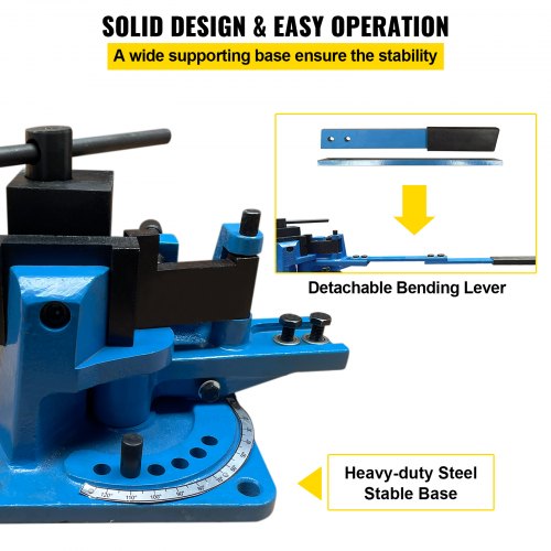 VEVOR Metal Bender 120-Degree Bending Capacity Angle Bending Machine ...
