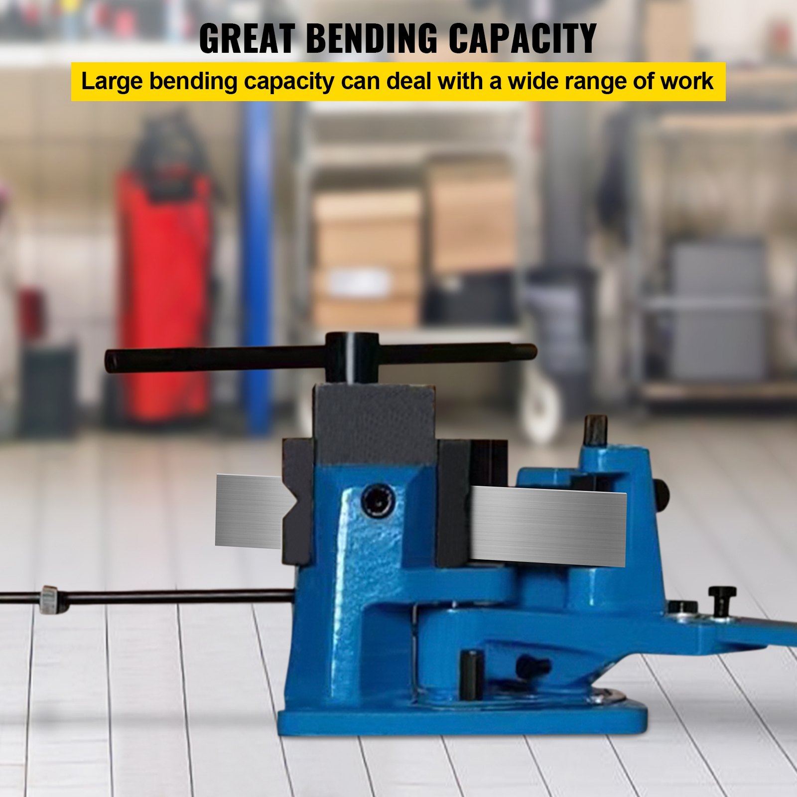 VEVOR UB-100 Manual Flat Steel Universal Metal Rebar Bender Angle Iron ...