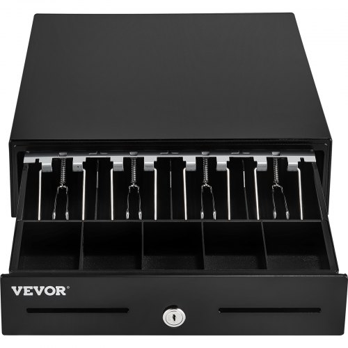 VEVOR Cash Register Drawer, 13" 2 Unlocking Ways, Fully Removable ...