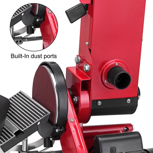 VEVOR Belt Disc Sander Bench Grinder With Dust Extraction Port Buffer ...