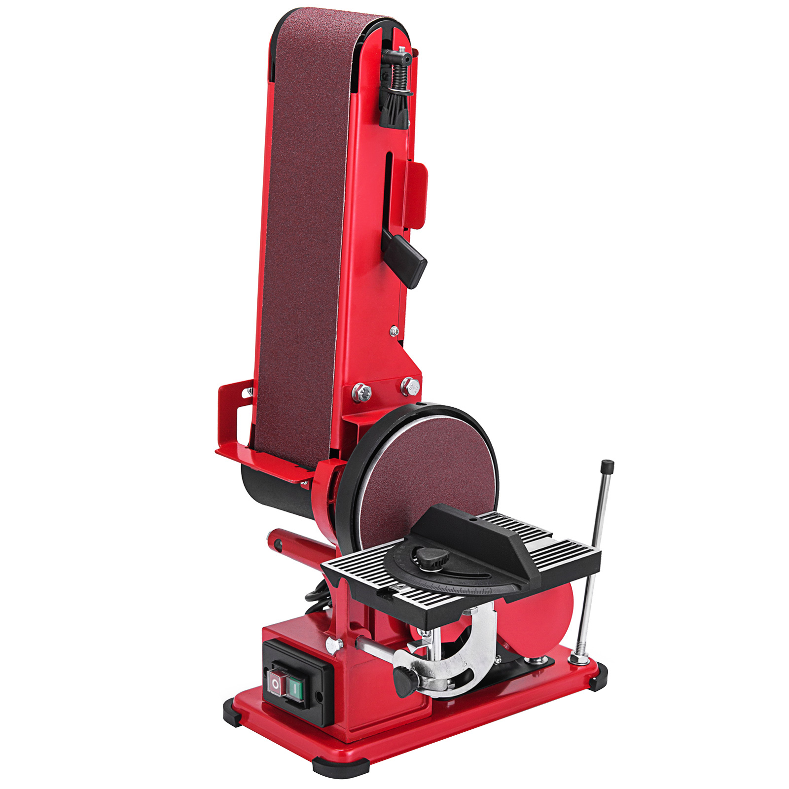 VEVOR Belt Disc Sander Bench Grinder With Dust Extraction Port Buffer ...