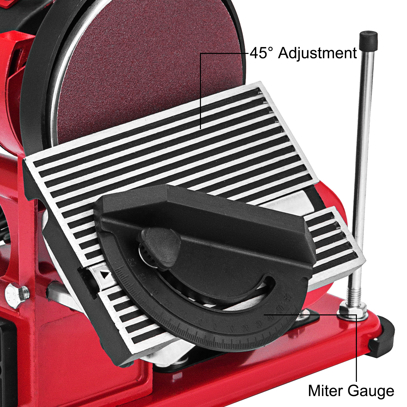 VEVOR Belt Disc Sander Bench Grinder With Dust Extraction Port Buffer ...