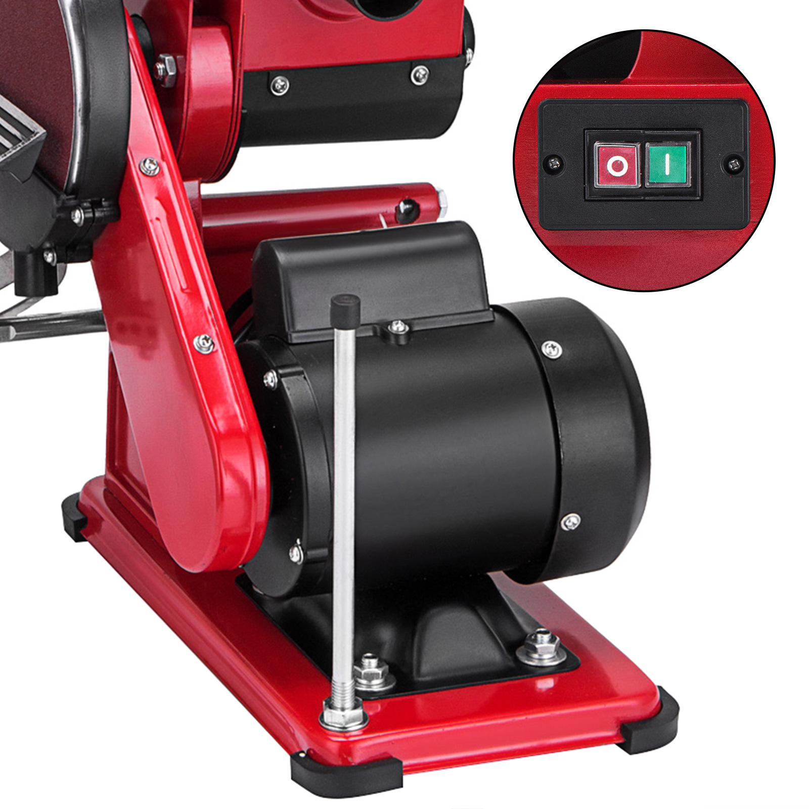VEVOR Belt Disc Sander Bench Grinder With Dust Extraction Port Buffer ...