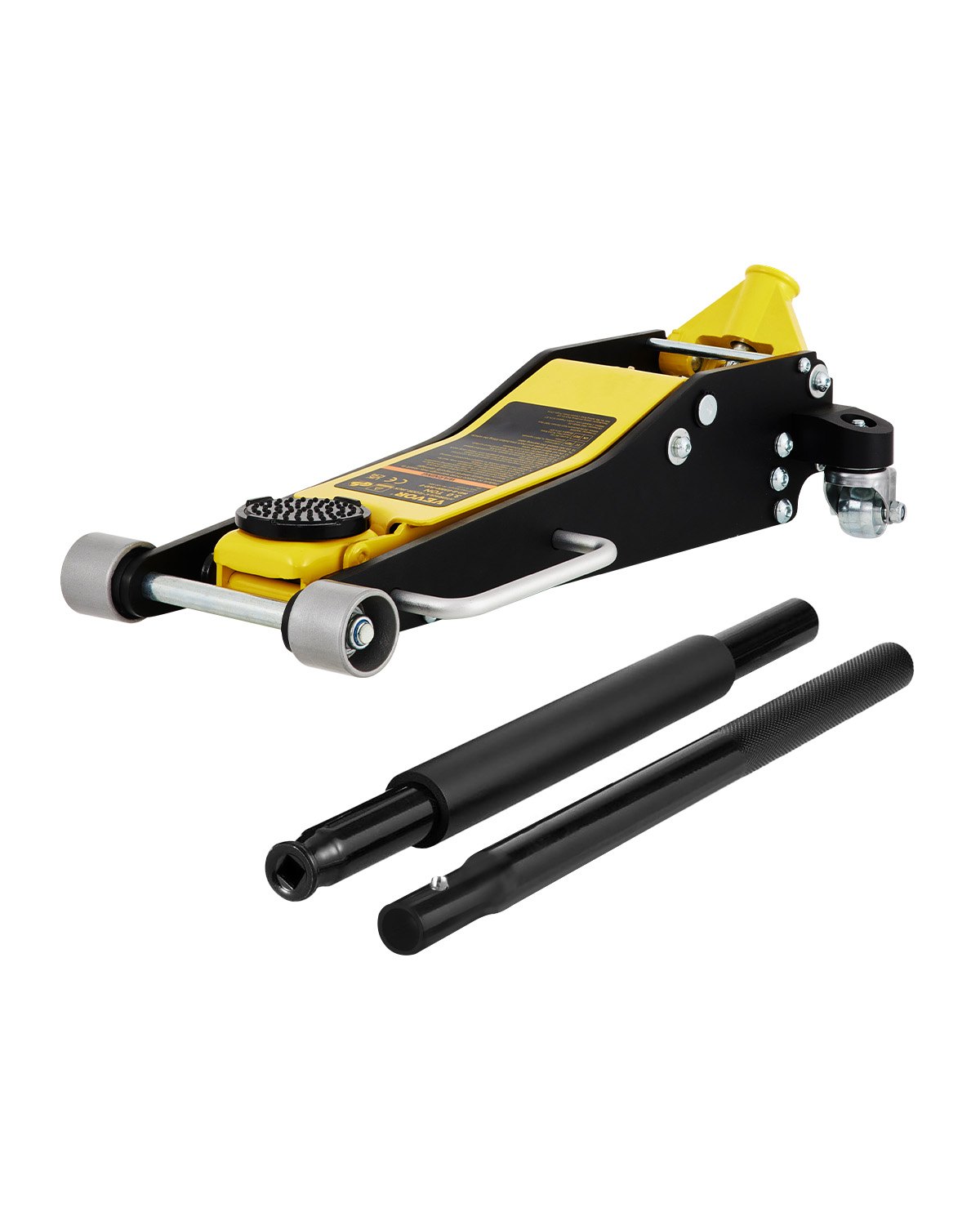 VEVOR 3 Ton Low Profile Aluminum Steel Racing Floor Jack Dual Pump Lift ...