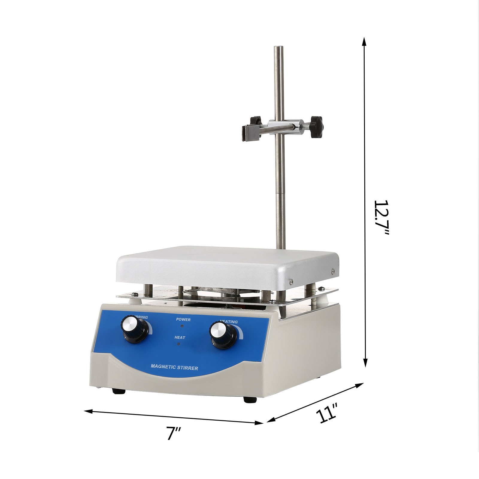 VEVOR SH-3 Hot Plate Magnetic Stirrer Mixer Stirring 17x17cm 3000ml ...