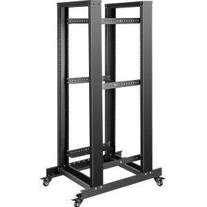 Vevor Open Frame Server Rack Network Server Rack 27u 4 Post 19" Steel ...
