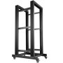 VEVOR Server Rack, 27U Open Frame Rack, 4-Post IT Server Relay Rack, 19 ...