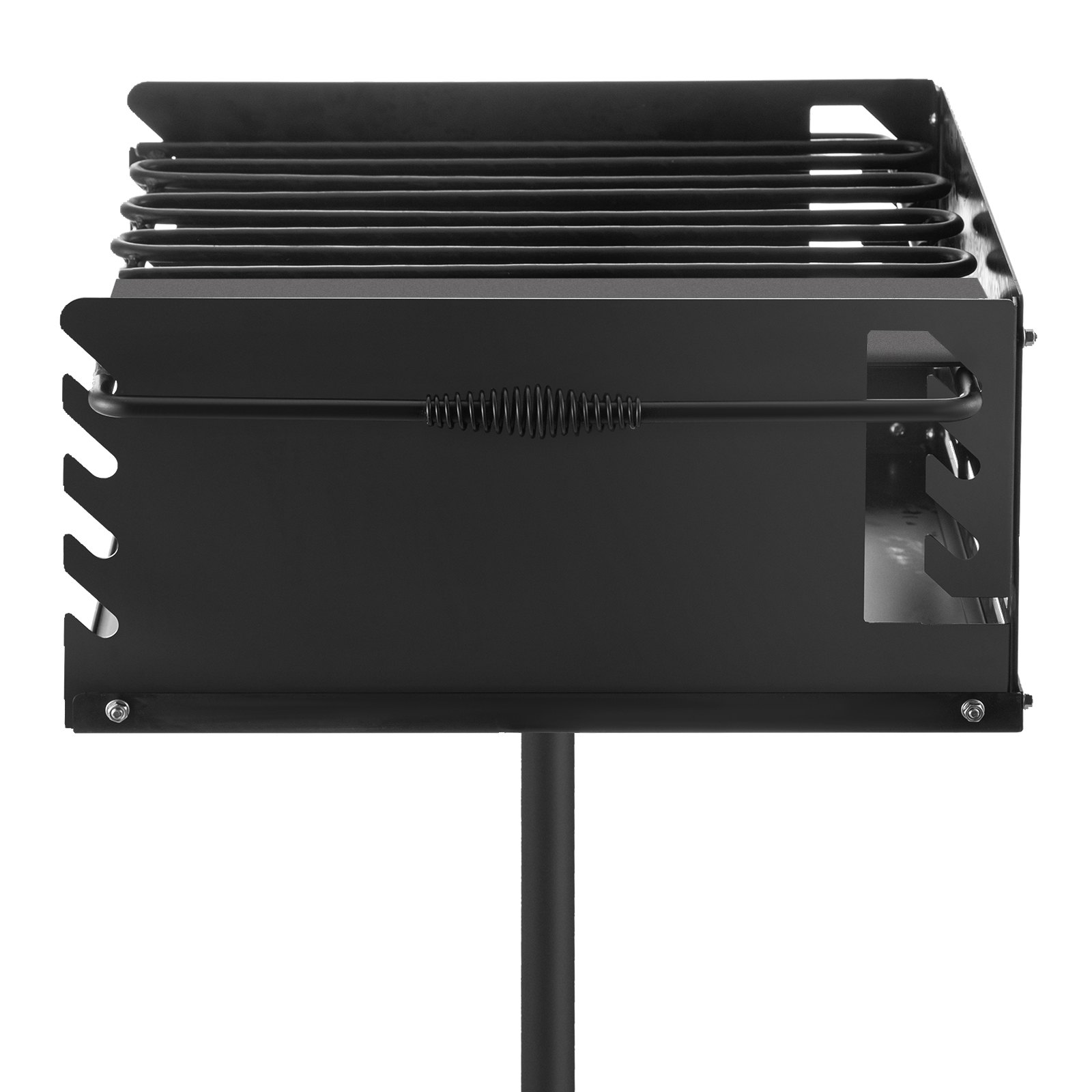 Single Post Park Charcoal/ Wood Steel Cooking Bbq Picnic Camping Grill ...