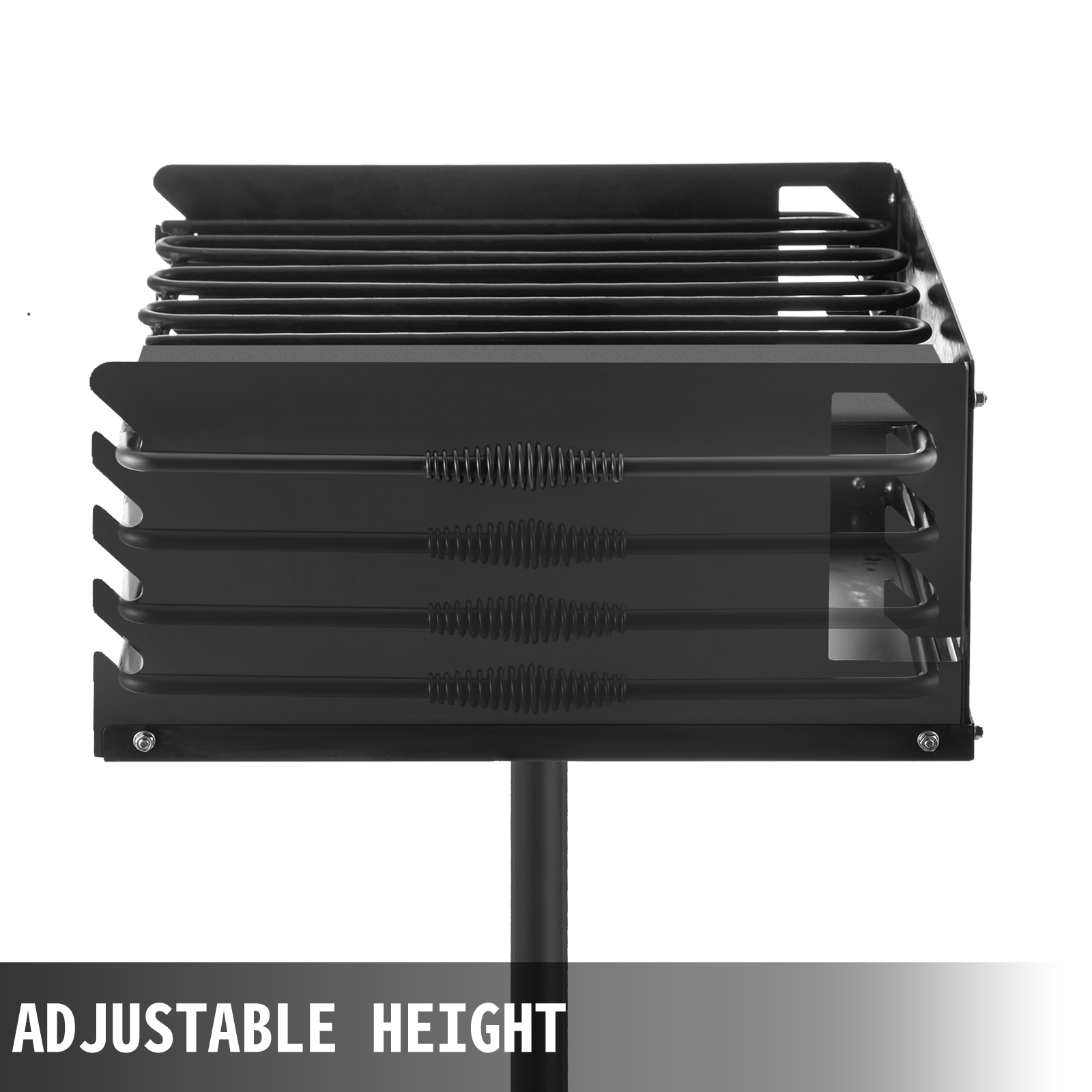Single Post Park Charcoal/ Wood Steel Cooking Bbq Picnic Camping Grill ...