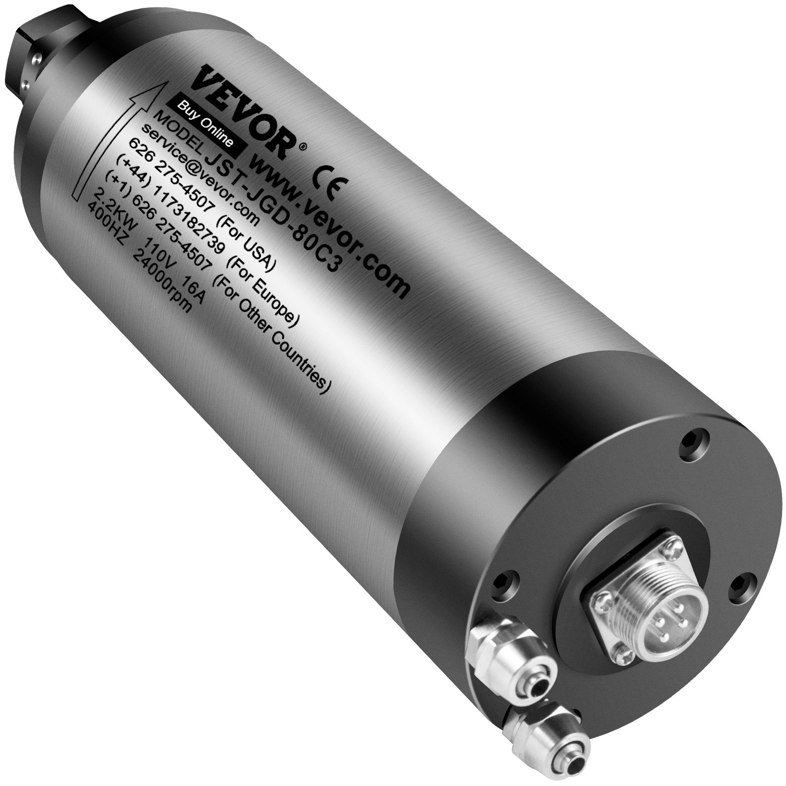 VEVOR VFD CNC Spindle Motor Kits 110V CNC Spindle Motor Kits 2.2KW ...