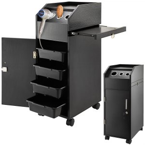 Salon Trolley Storage Cart Beauty Hair Dryer Holder Stylist Equipment ...