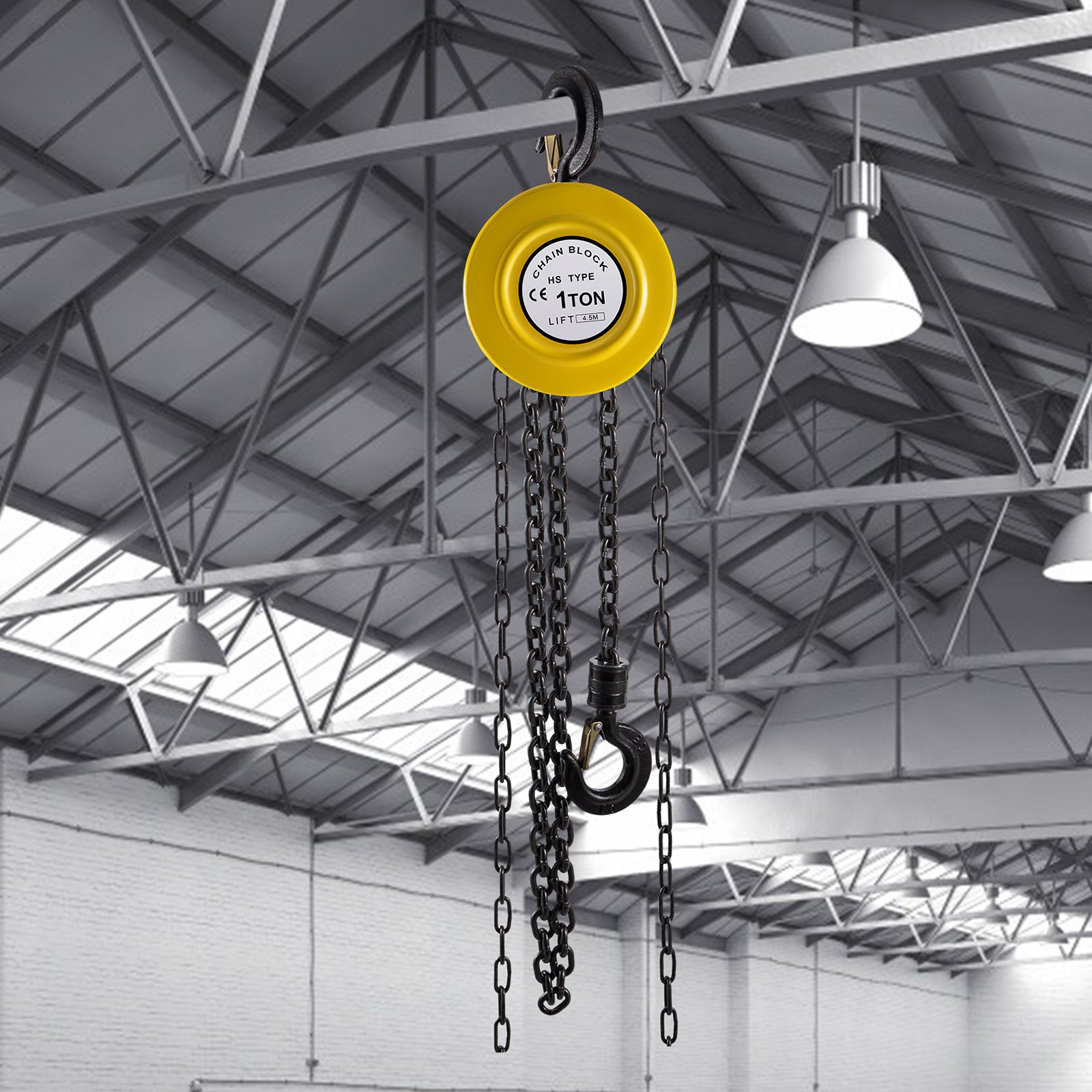 Vevor Hoist Dropship VEVOR Hand Chain Hoist, 2200 Lbs /1 Ton Capacity ...