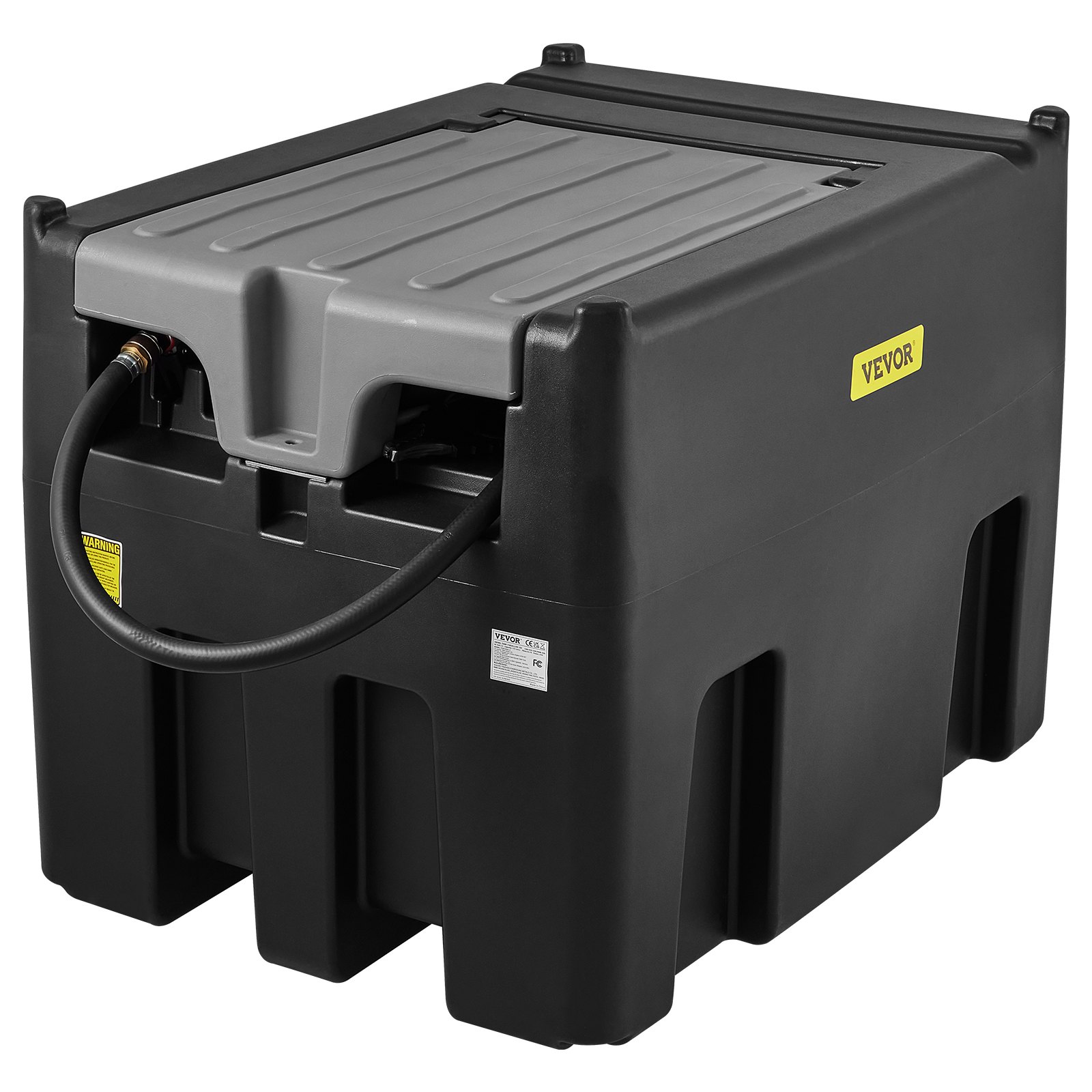 VEVOR Portable Diesel Tank, 116 Gallon Capacity & 10 GPM Flow Rate ...