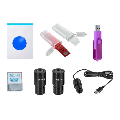 Vevor Binocular Compound Microscope Digital Compound Microscope 40x ...