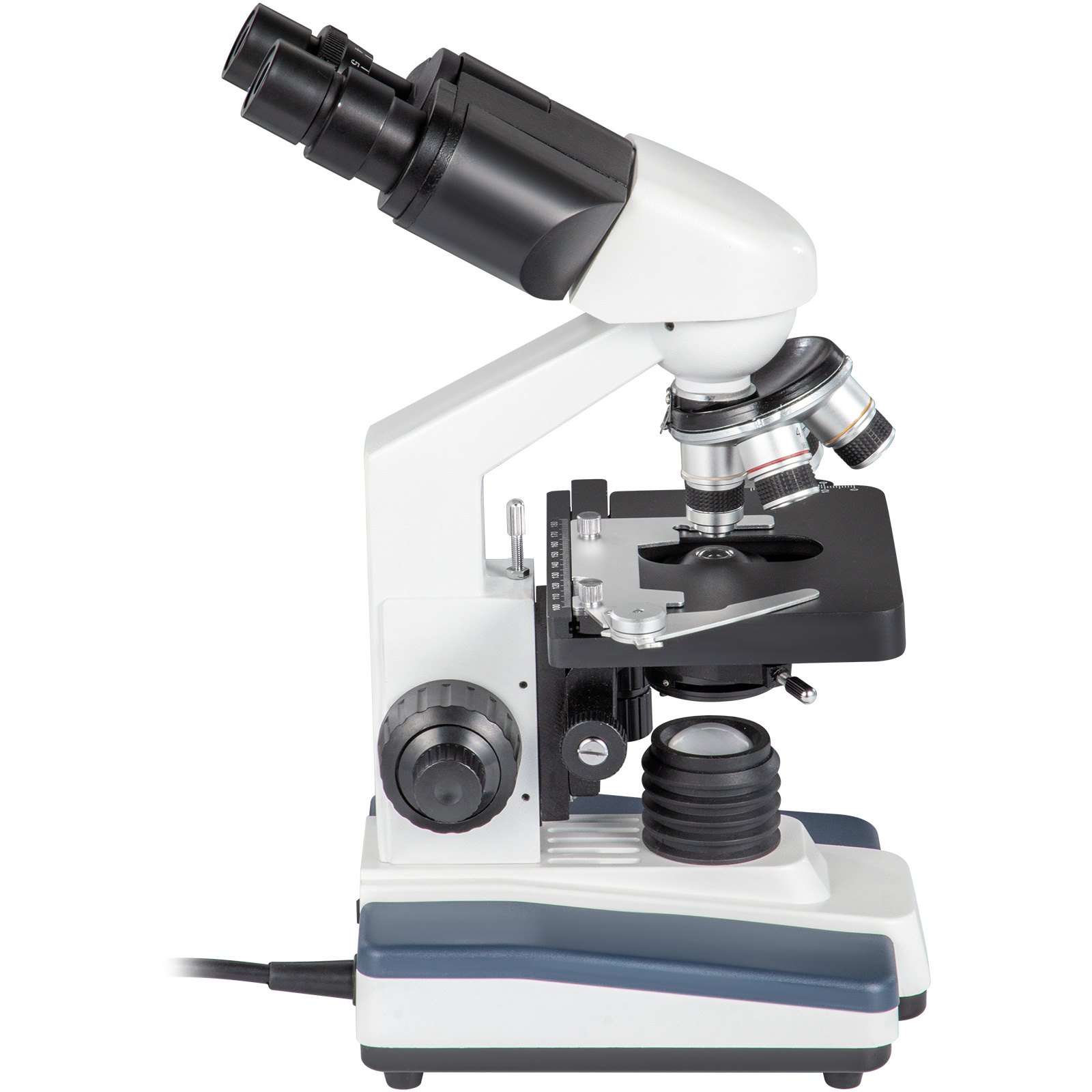 VEVOR Binocular Compound Microscope 40X-2000X Magnification LED Digital ...