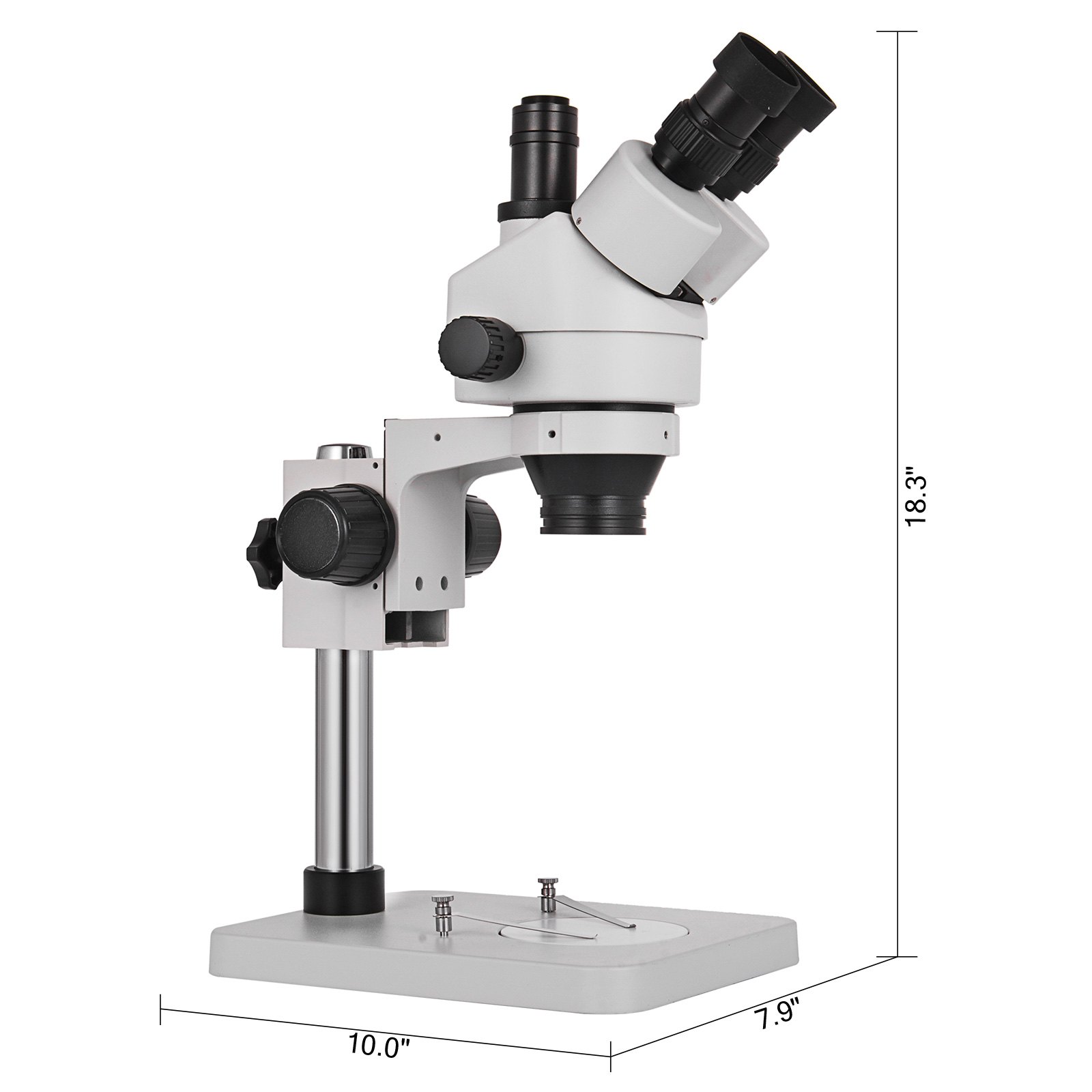 VEVOR 3.5X-90X Trinocular Stereo Microscope W/ Pillar Stand | VEVOR AU