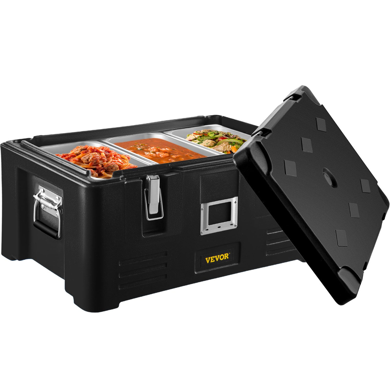 VEVOR Insulated Food Pan Carrier, 36Qt Capacity, Stackable Catering Hot ...