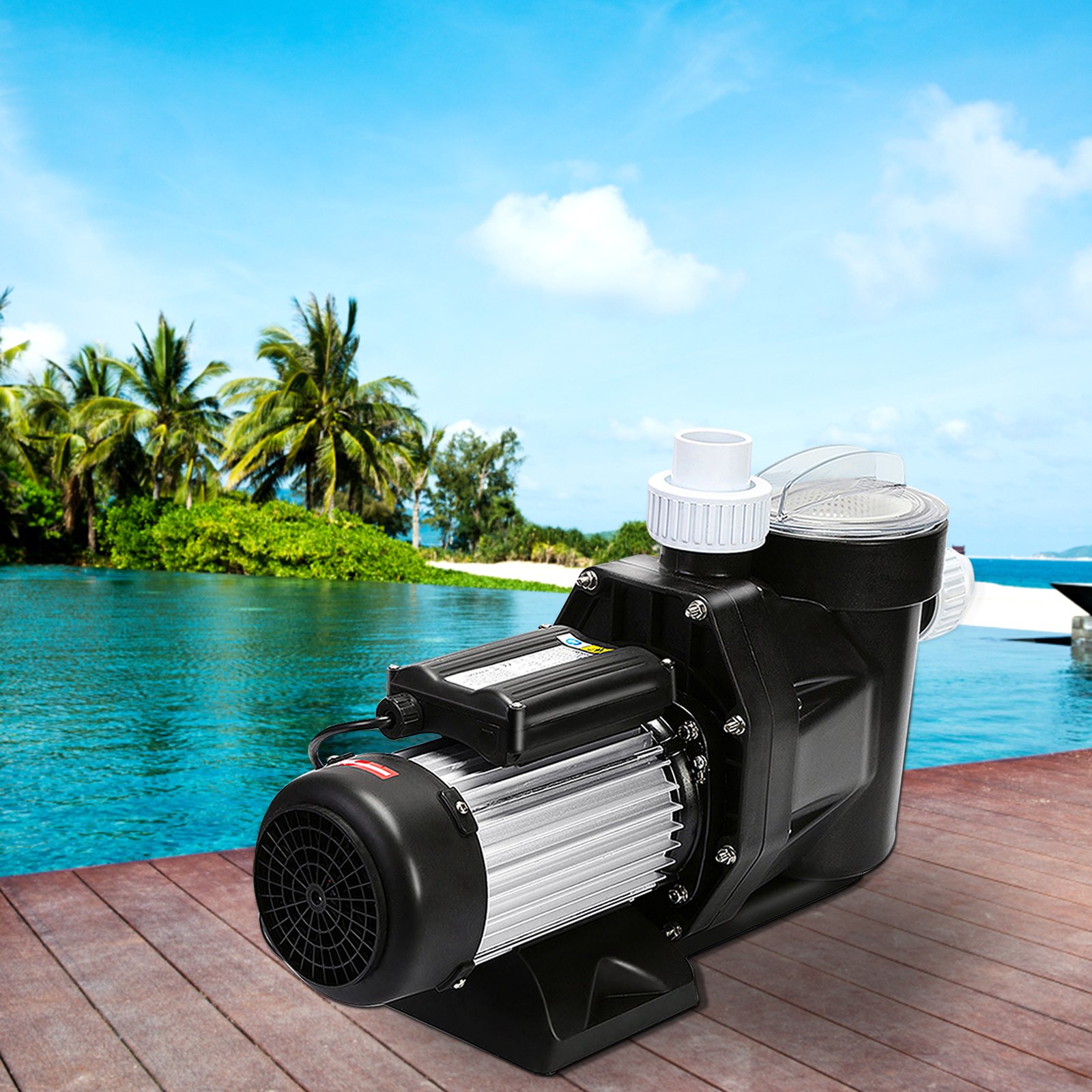 VEVOR Swimming Pool Pump Motor SPA Pump Self-Priming 2.5HP 1850W UL ...