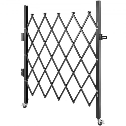 VEVOR Single Folding Security Gate, 48" H x 37" W Folding Door Gate ...