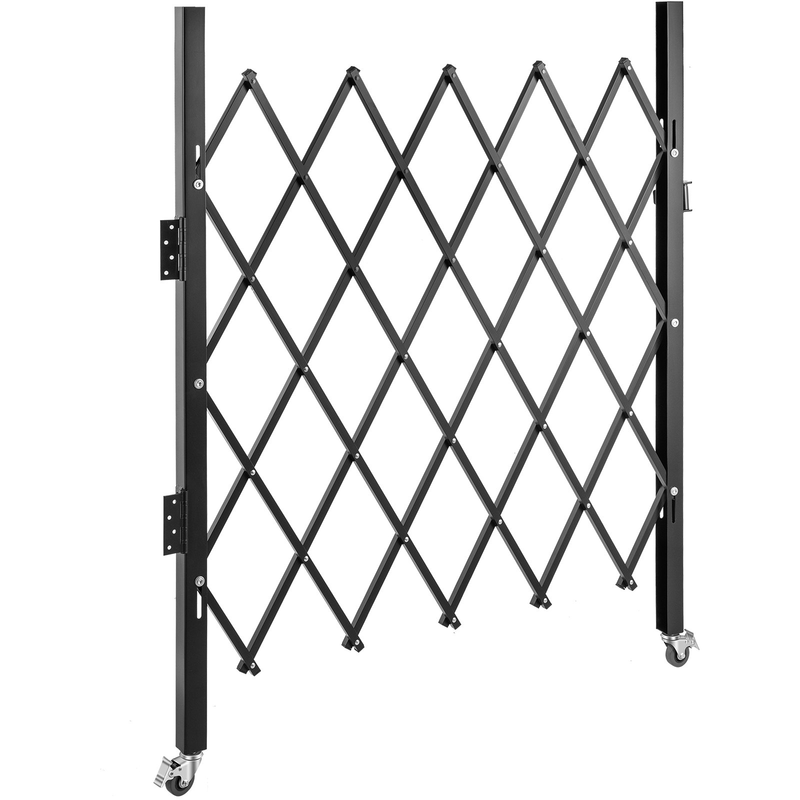 VEVOR Single Folding Security Gate, 48" H x 37" W Folding Door Gate ...