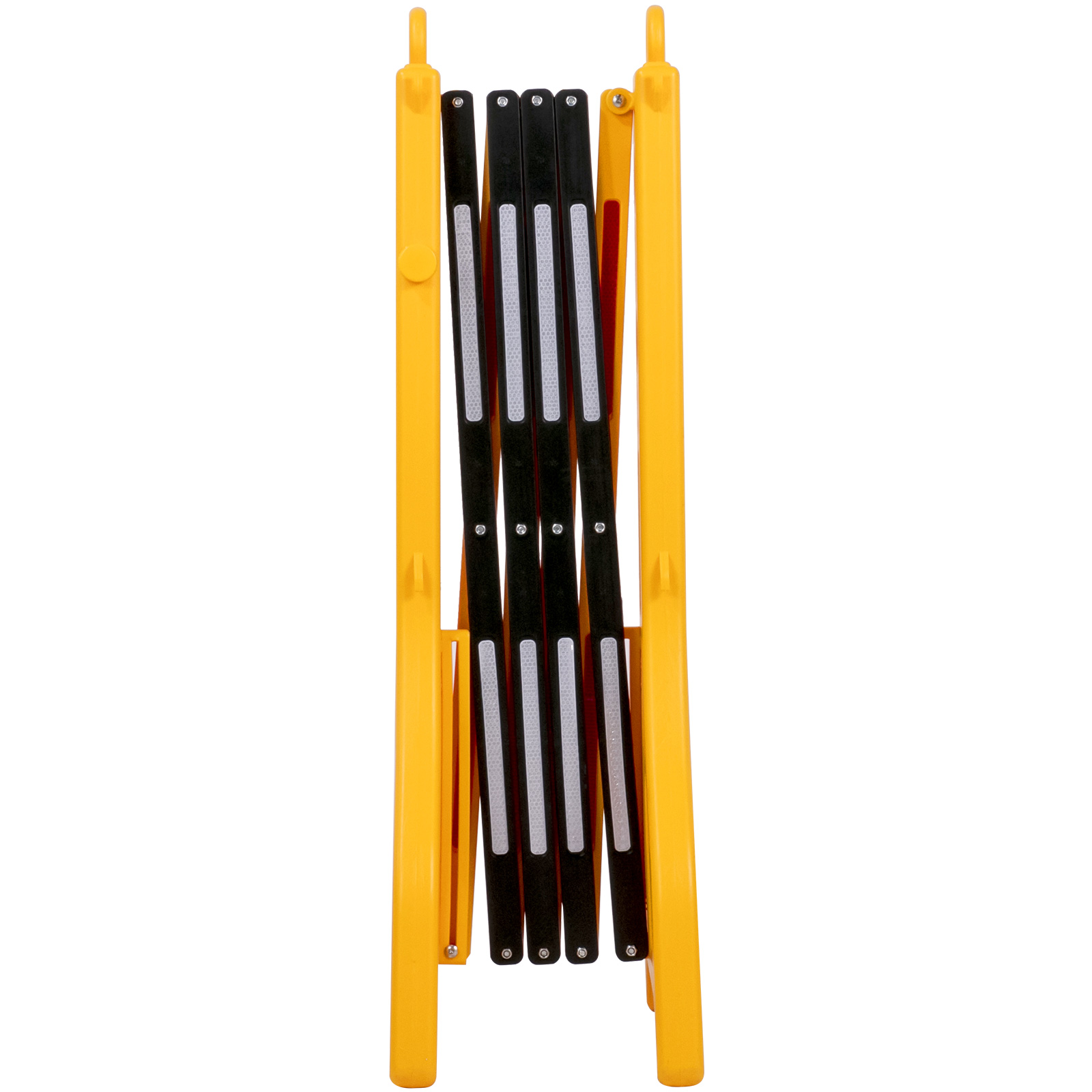 VEVOR 1 PC Expandable Mobile Barricade 8.3ft Width Plastic Barricade ...