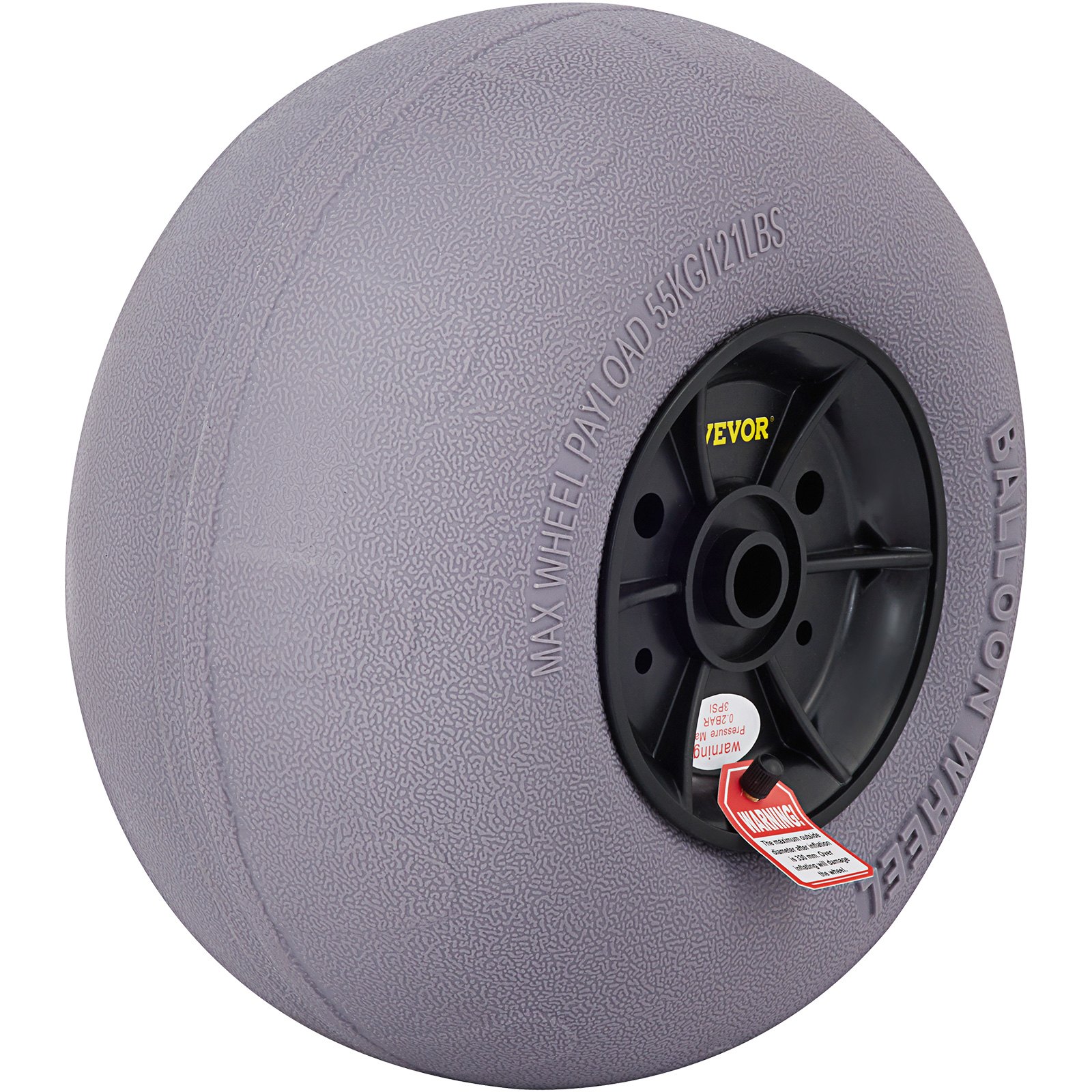 VEVOR Balloon Beach Wheels Replacement Beach Tires 13" TPU 121 LBS Load ...