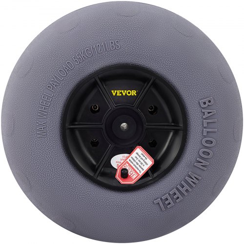 VEVOR Balloon Beach Wheels Replacement Beach Tires 13" Diam. & 32" Axle ...