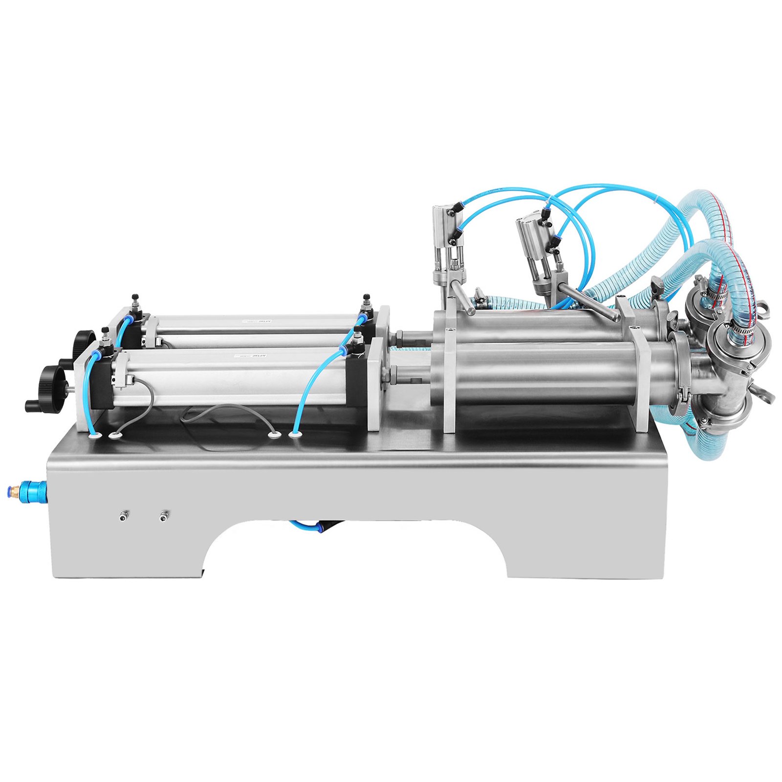 VEVOR Horizontal Liquid Filling Machine 100-1000ml, Pneumatic Liquid ...