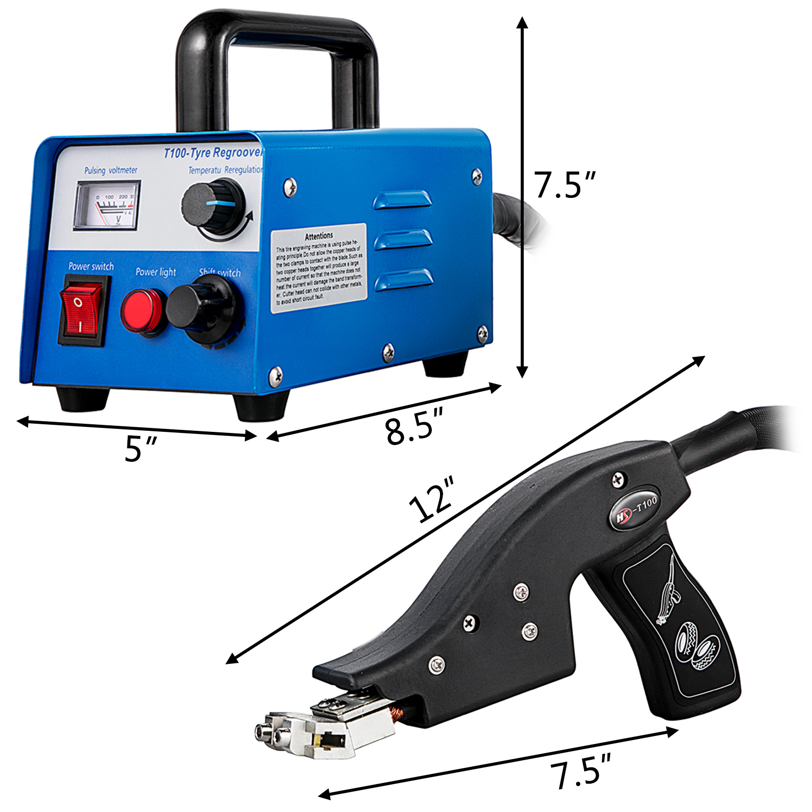 400w Truck Tire Grooving Blades Groover Iron Truck Trailer Tire Rubber ...