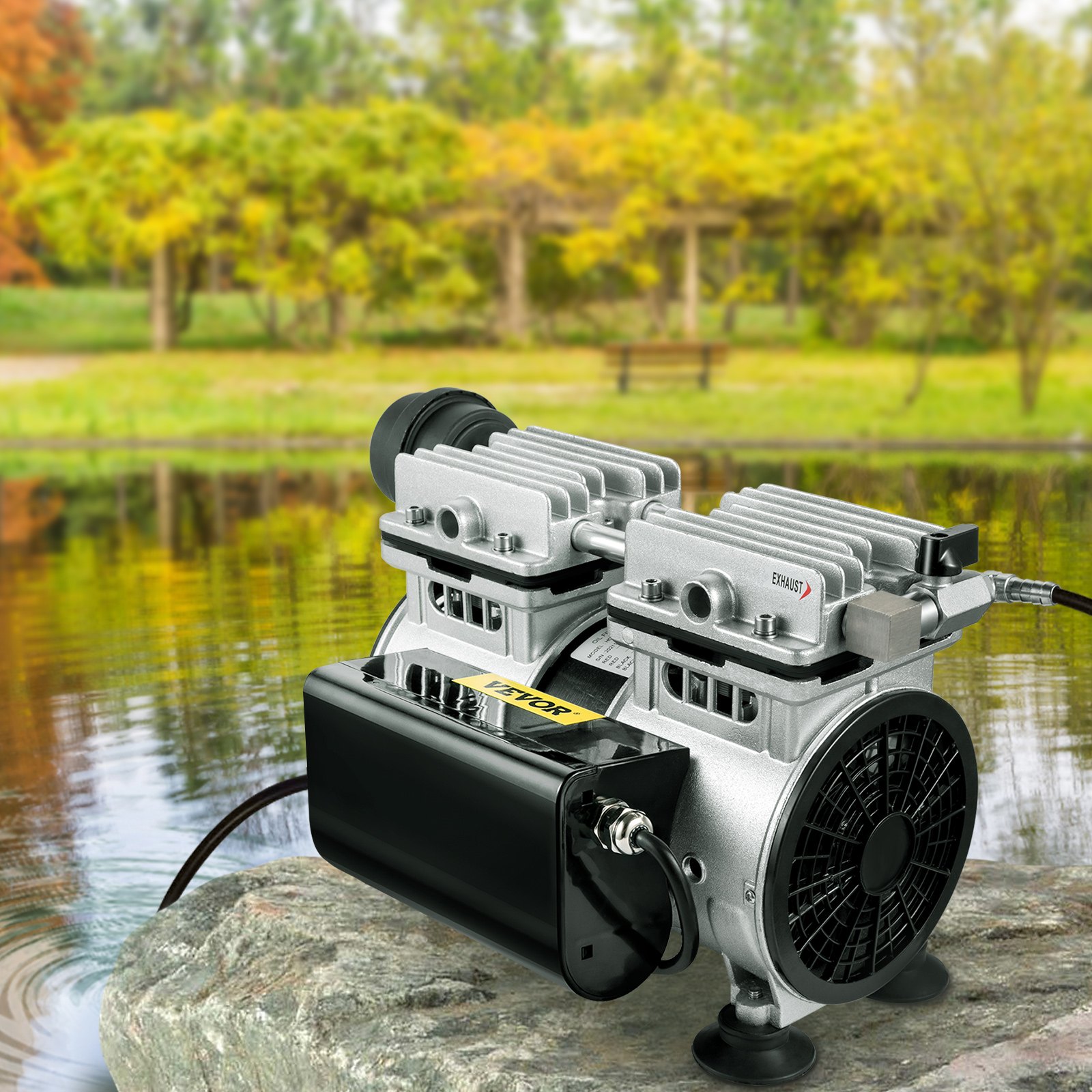 VEVOR Pond Aerator, for Up to 3 Acres, Pond Aeration System with 1/2 HP ...